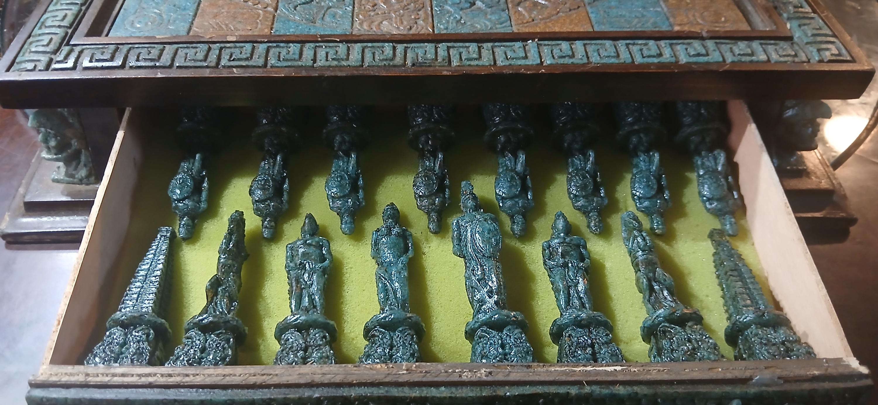 Vintage Aztec Chess Set - Etsy