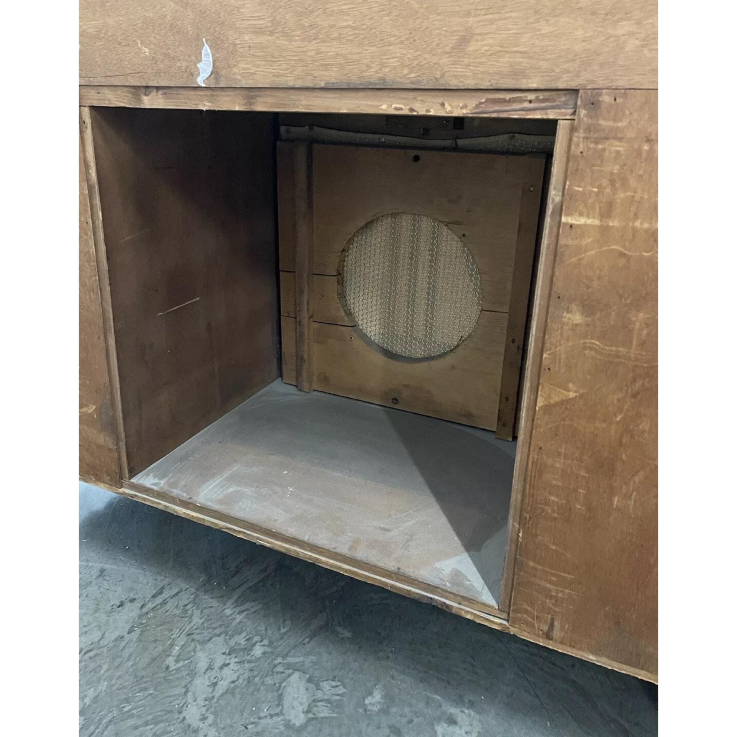 Vintage 1940’s Art Deco Antique Wood Stereo Cabinet Bar Project - Etsy