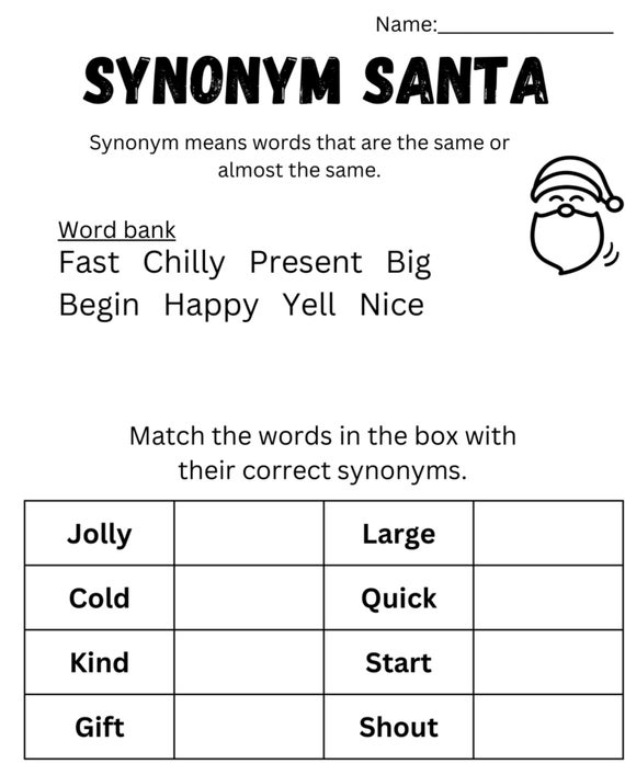 First Grade Christmas Worksheets Printables Fun Christmas Activities