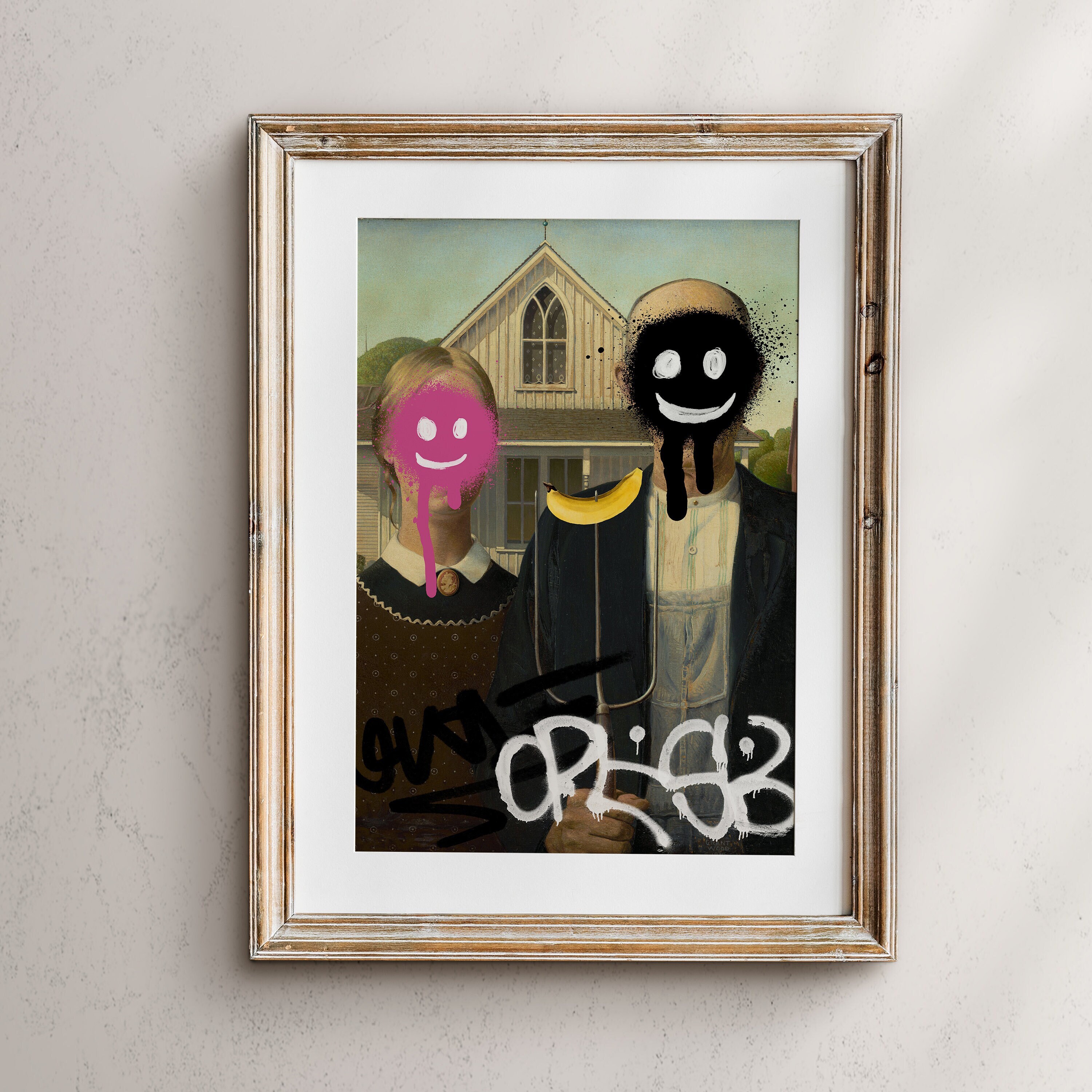 American Gothic Altered Art Digital Print Printable Art Vintage ...