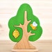 Wooden Tree Set (5pcs) Woodland Trees Waldorf Toys Wooden Toys Animal ...