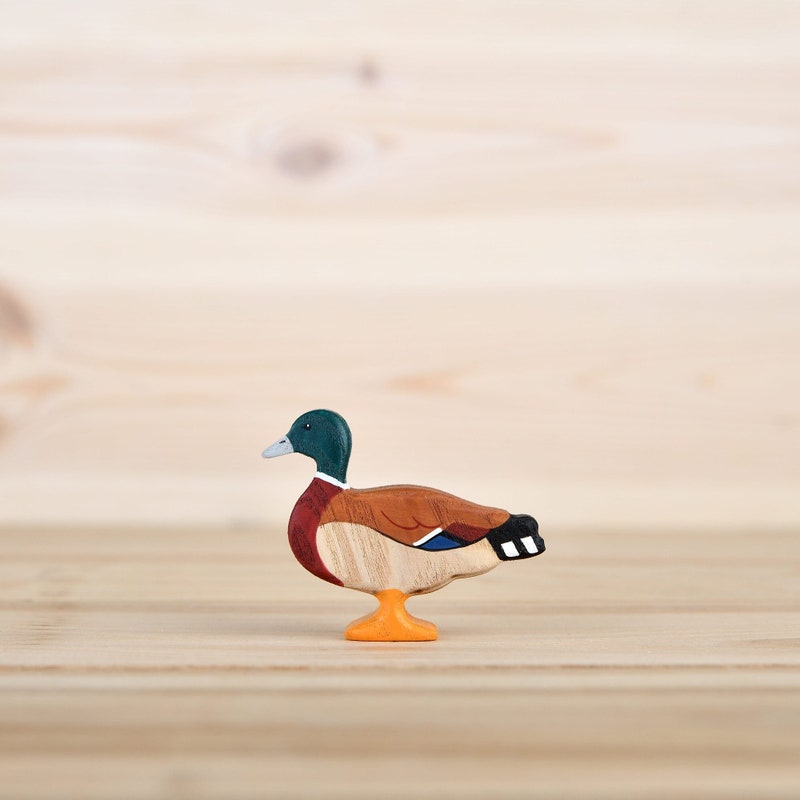 Wooden Duck Toy - Etsy
