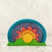 Wooden Sun Rise Stacker: 6-element Nature-inspired Toy for Kids 3 - Etsy