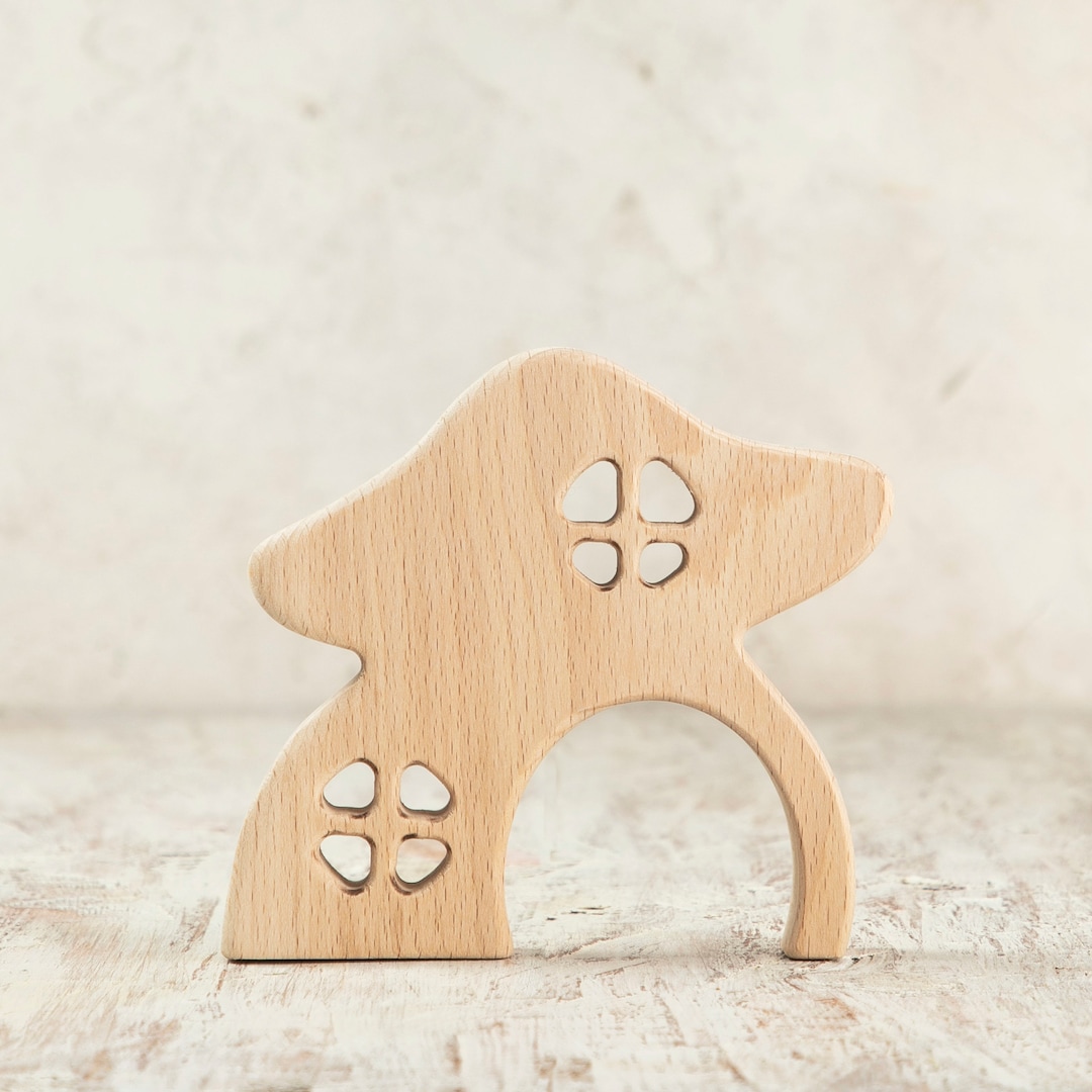 Handcrafted Wooden Fairy House Toy - Eco-friendly Imaginative Playhouse ...