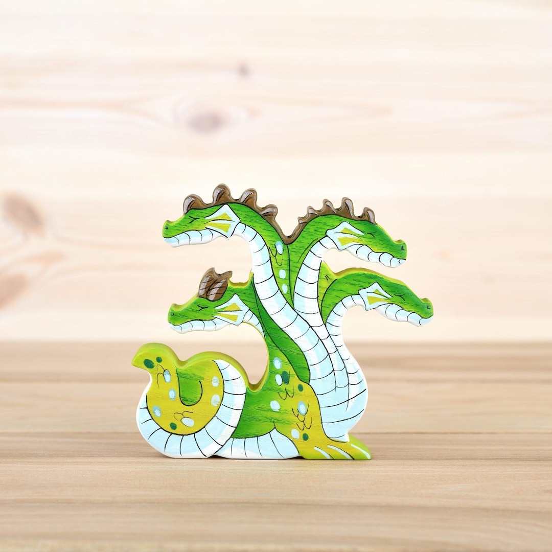 Wooden Hydra Figurine Greek Myths Creature Wooden Fairy Creatures - Etsy