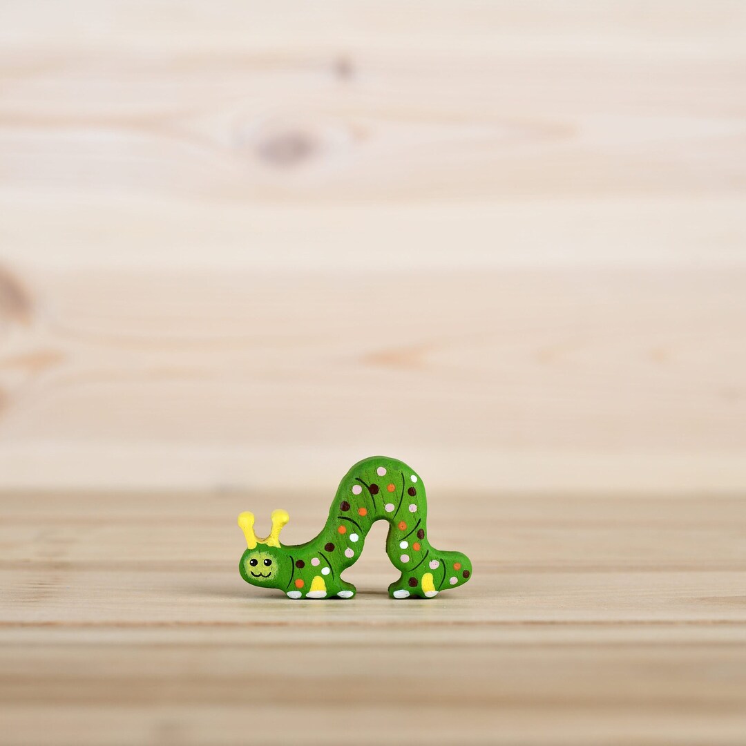 Handcrafted Wooden Caterpillar Toy: Eco-friendly Montessori Toy - Etsy