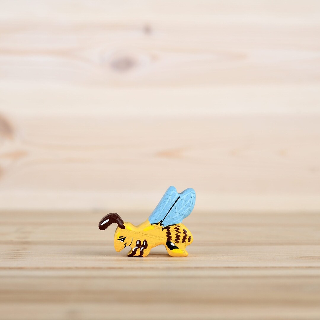 Handmade Wooden Bee Toy: Eco-friendly Nursery Decor - Etsy