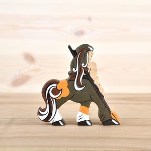 Wooden Centaur Figurine Greek Mythology Realistic Fairy Figurines - Etsy
