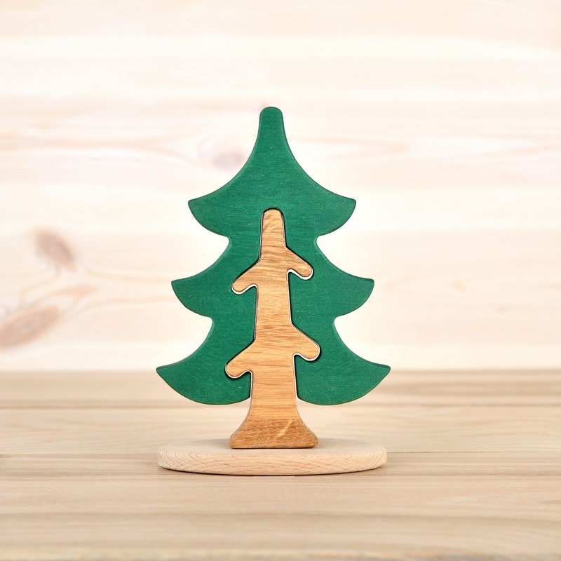 Wooden Tree Toy - Etsy