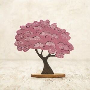 Enchanting Wooden Sakura Tree Toy - Blossoming Cherry Tree Decor - Etsy