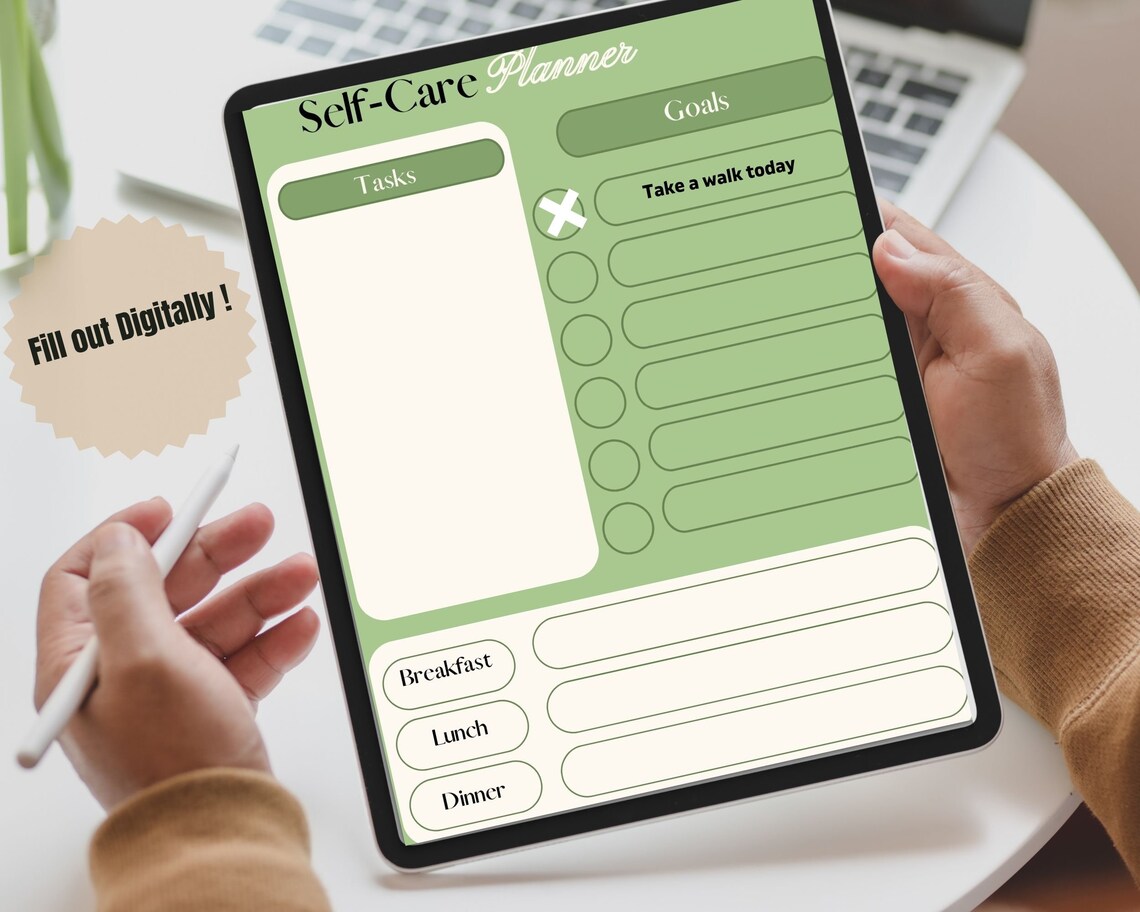 Self-care and Health and Wellness Planner Prints for Self-love ...