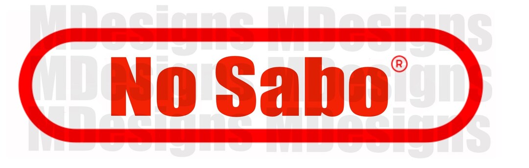 No Sabo Logo - Etsy