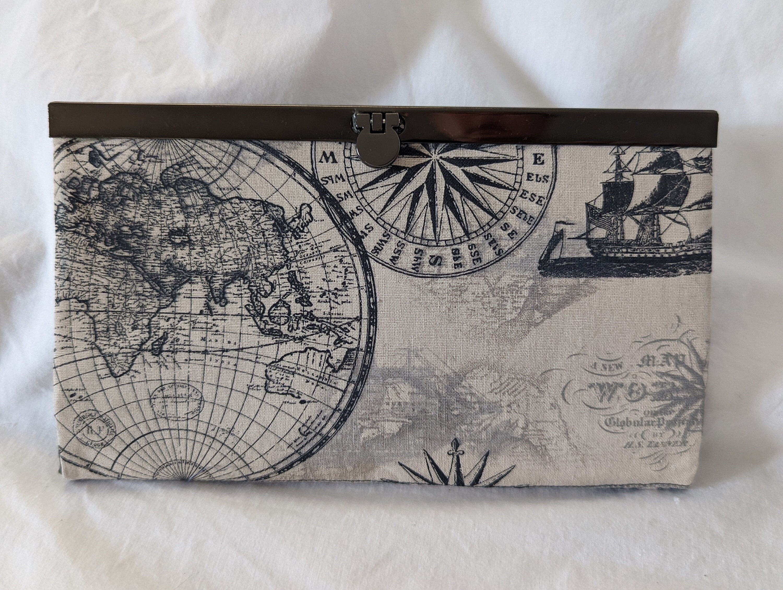Diva Wallet -world Map, Slim Wallet With Card Slots, Women's Wallet ...