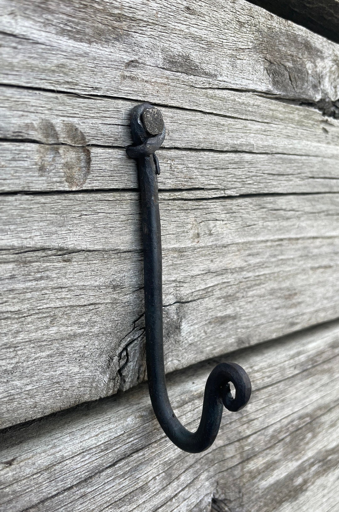 Forged Hook, Hand Forged Hook, Blacksmith Hook, Coat Hook, Wall Hook ...