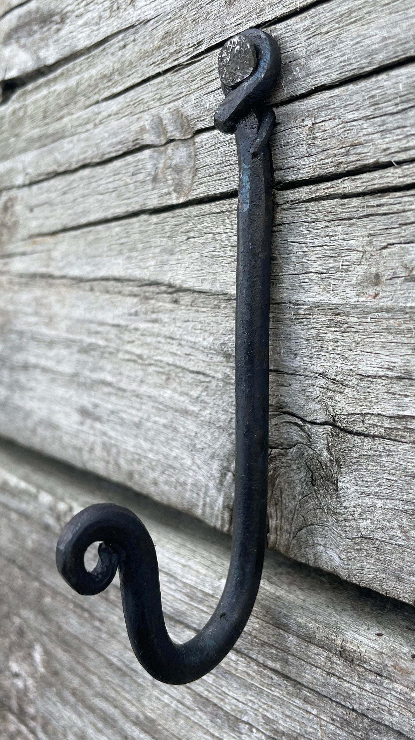 Forged Hook, Hand Forged Hook, Blacksmith Hook, Coat Hook, Wall Hook ...