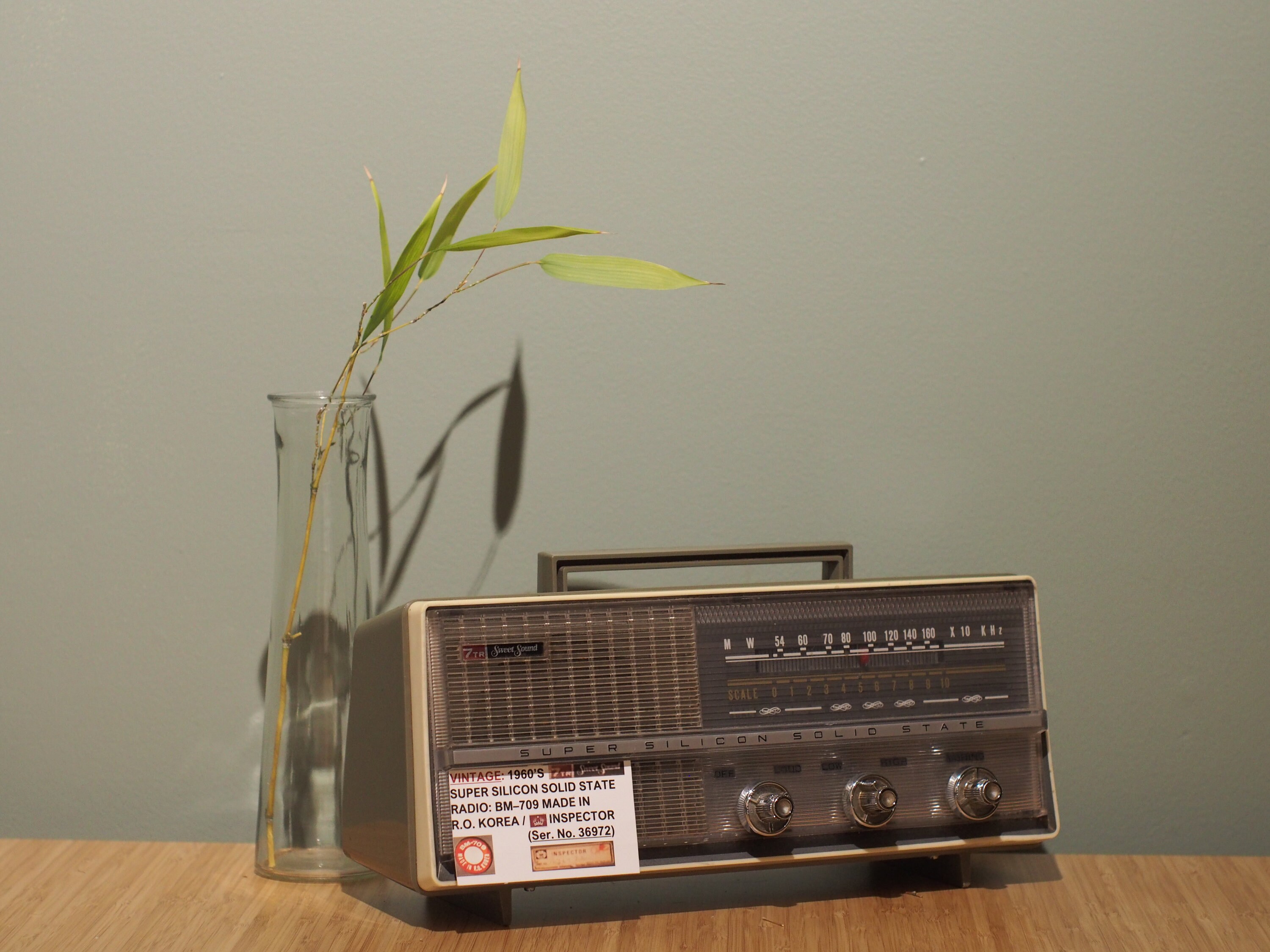 Vintage Korean Radio From the 1960's Super Silicon Solid State 7TR ...