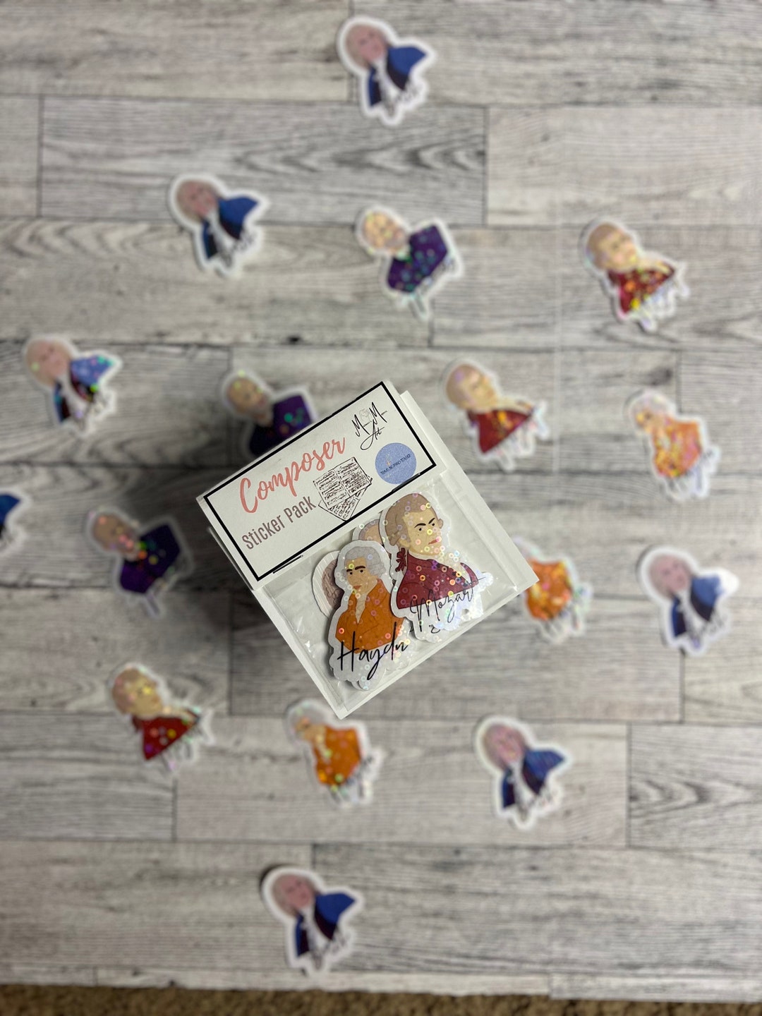 Music Composer Sticker Pack - Etsy