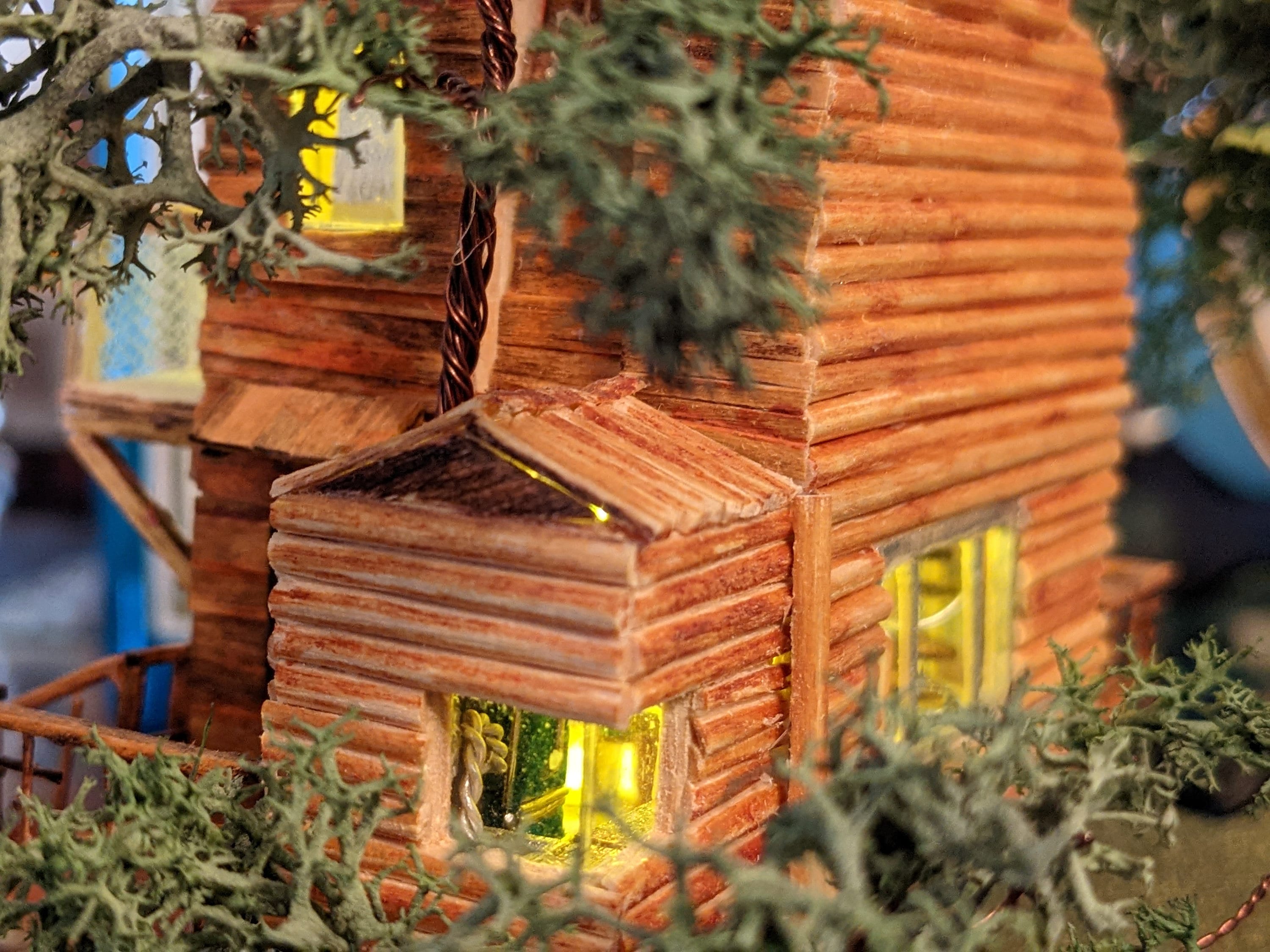 Tree House - Handmade 1:100 Scale Collectable Diorama of a Fully ...