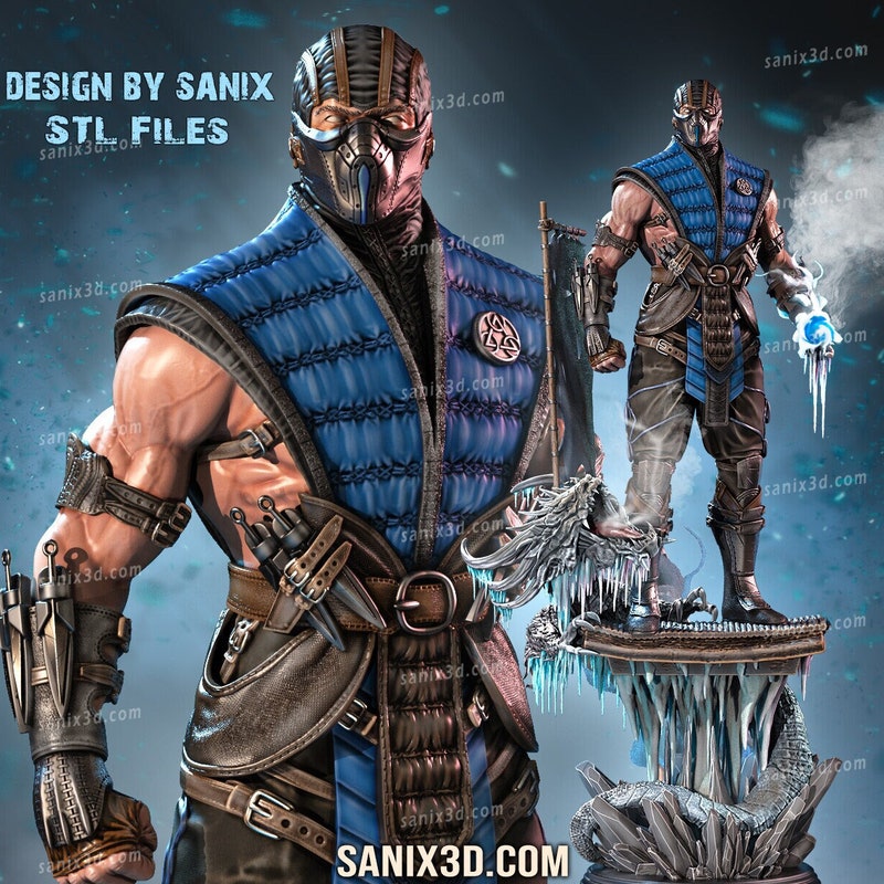 Sub Zero Costume - Etsy