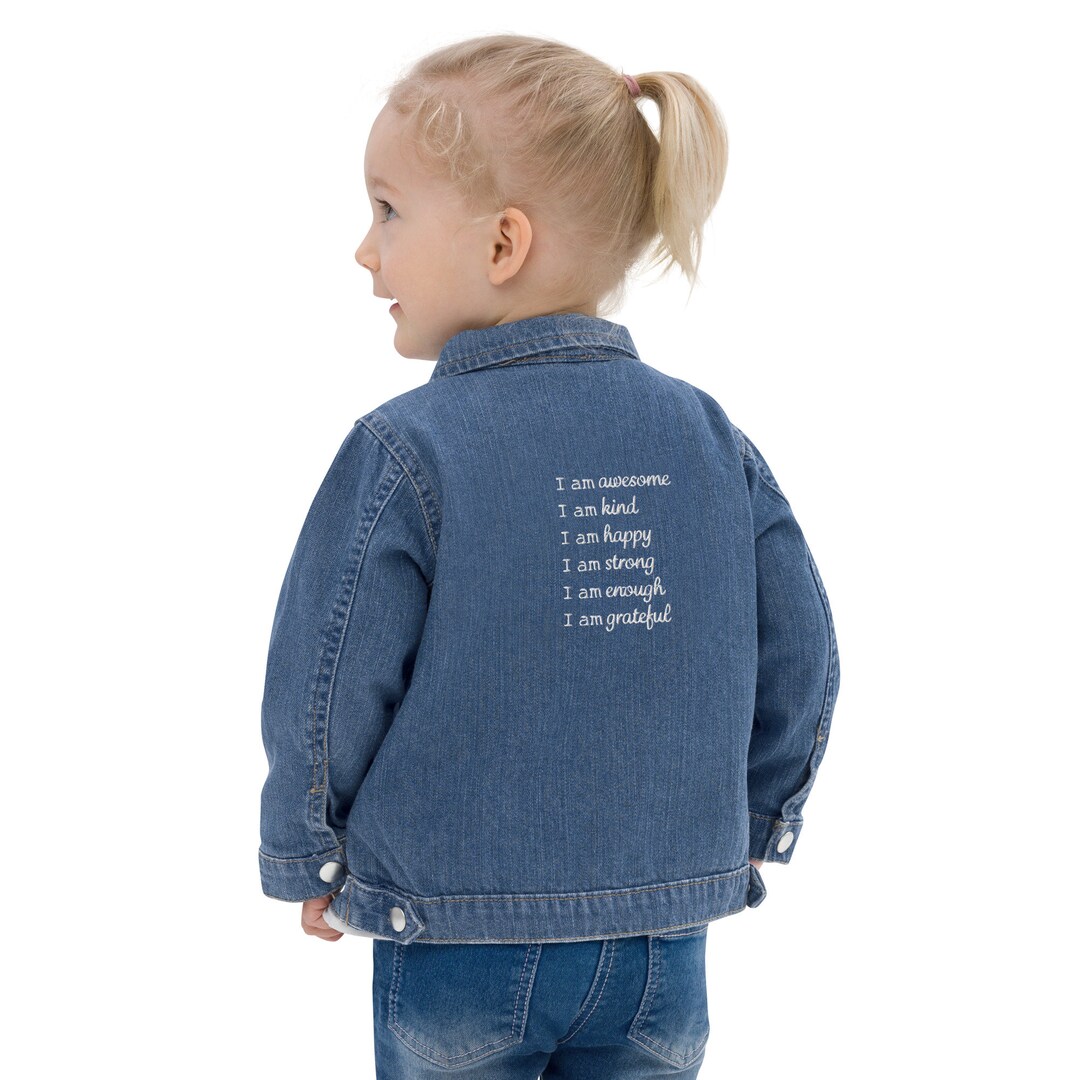 Positive Affirmations Jacket for Toddlers Motivational Jacket I Am ...