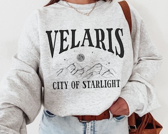 Acotar Embroidered Sweatshirt, the Night Court Sweater, Velaris ...