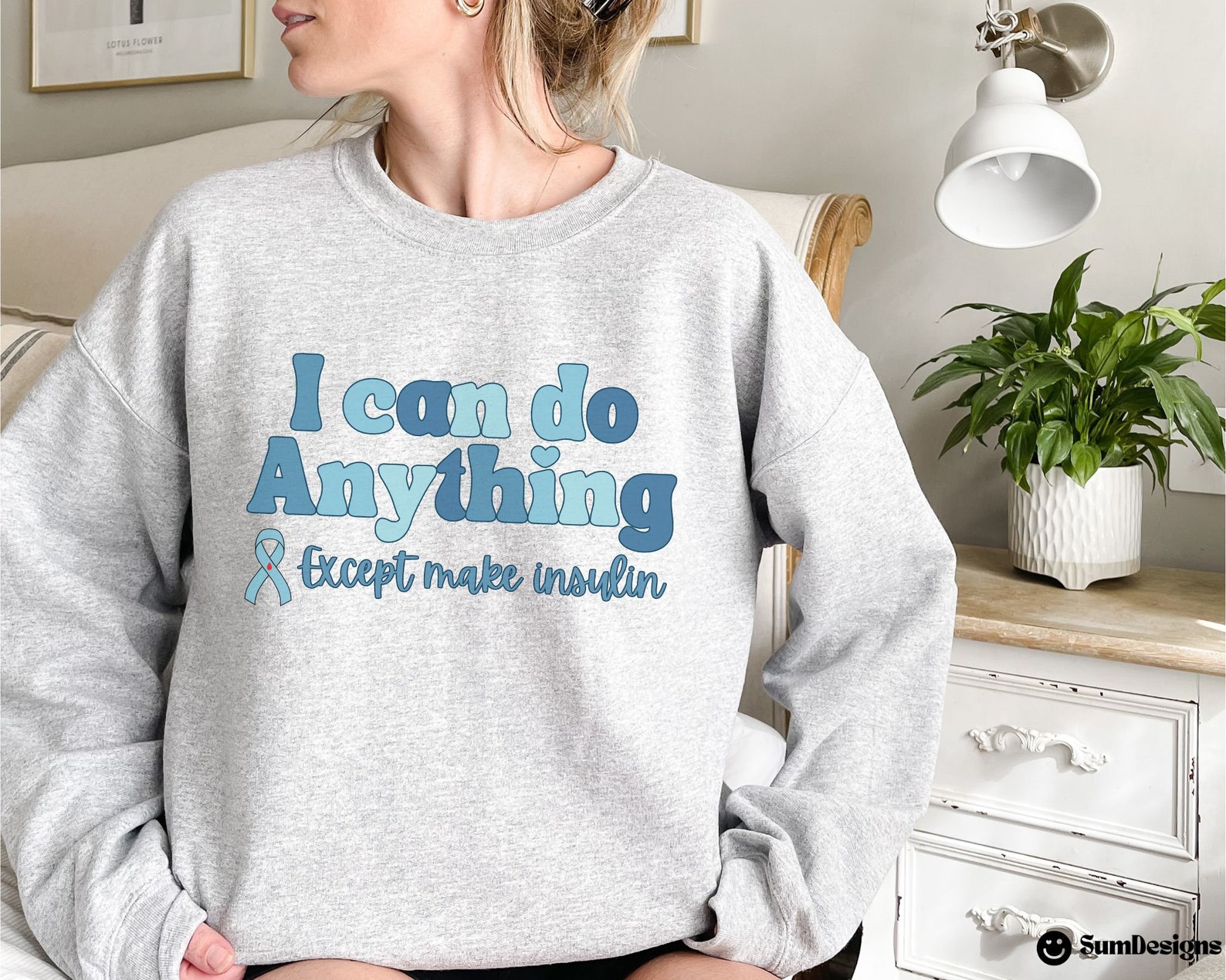 Diabetes Sweatshirt, Type 2 Diabetes Shirt, Diabetes Awareness Hoodie ...