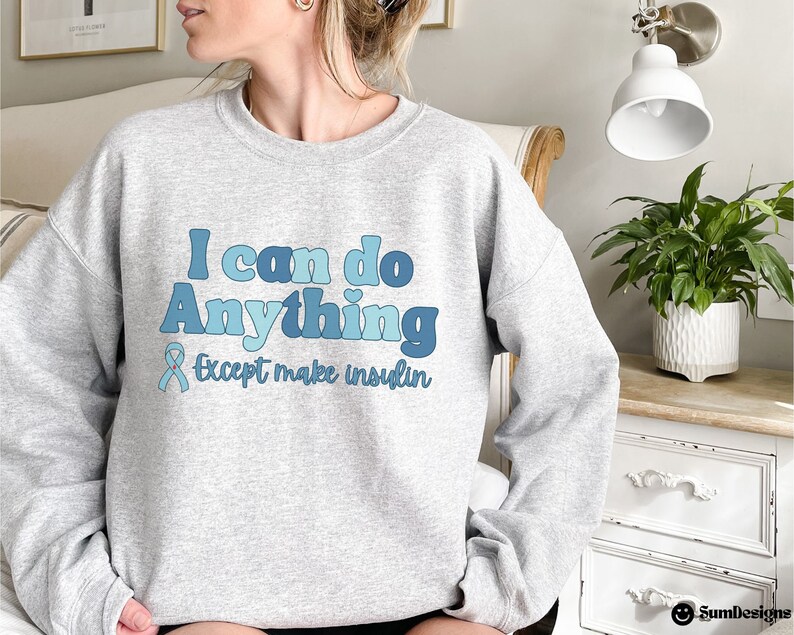 Diabetes Sweatshirt, Type 2 Diabetes Shirt, Diabetes Awareness Hoodie ...