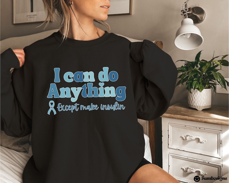 Diabetes Sweatshirt, Type 2 Diabetes Shirt, Diabetes Awareness Hoodie ...