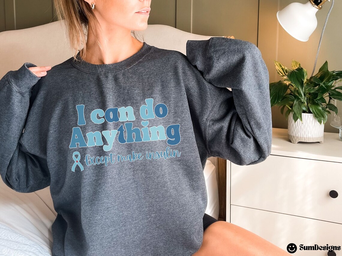 Diabetes Sweatshirt, Type 2 Diabetes Shirt, Diabetes Awareness Hoodie ...