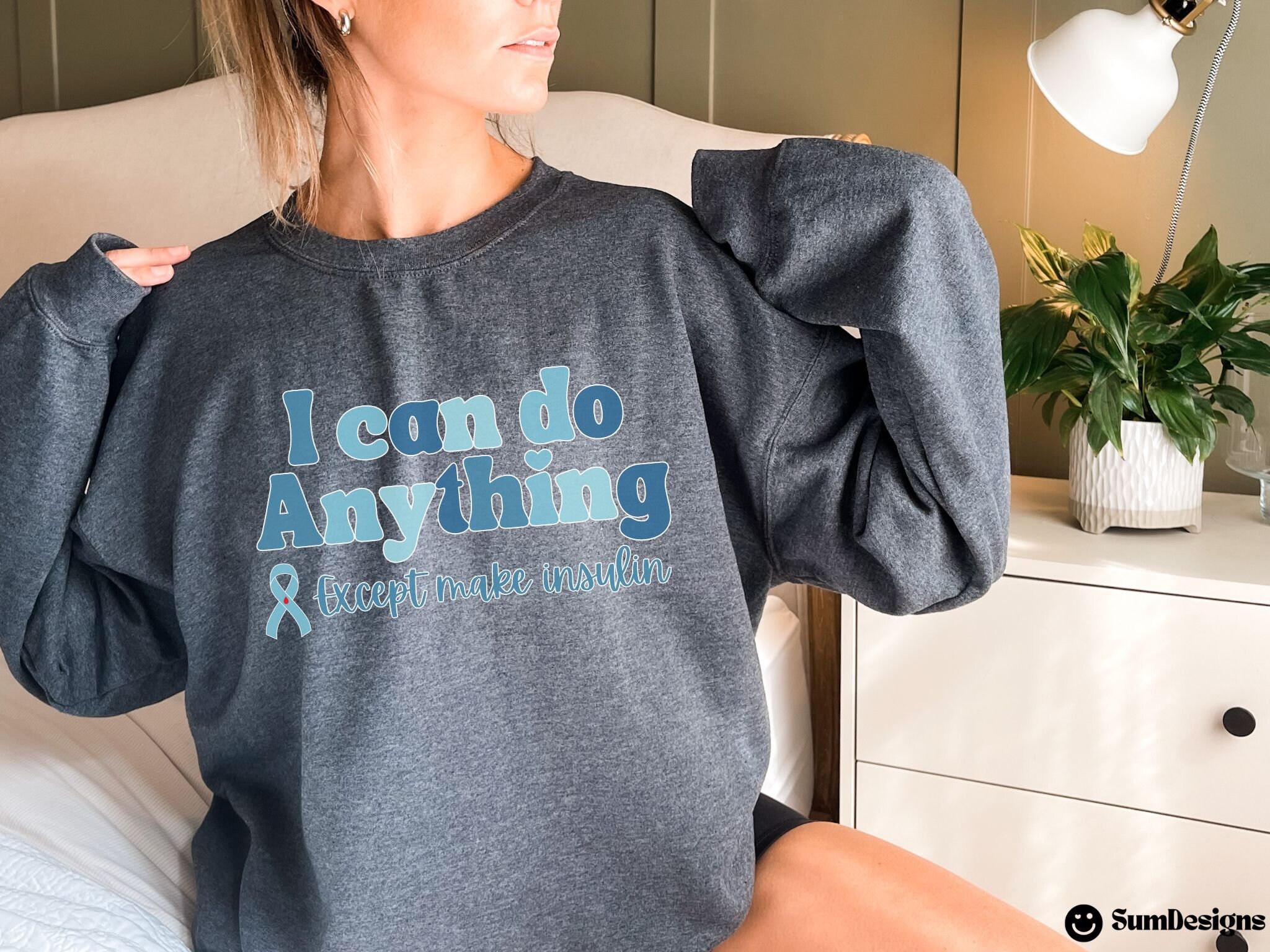 Diabetes Sweatshirt, Type 2 Diabetes Shirt, Diabetes Awareness Hoodie ...
