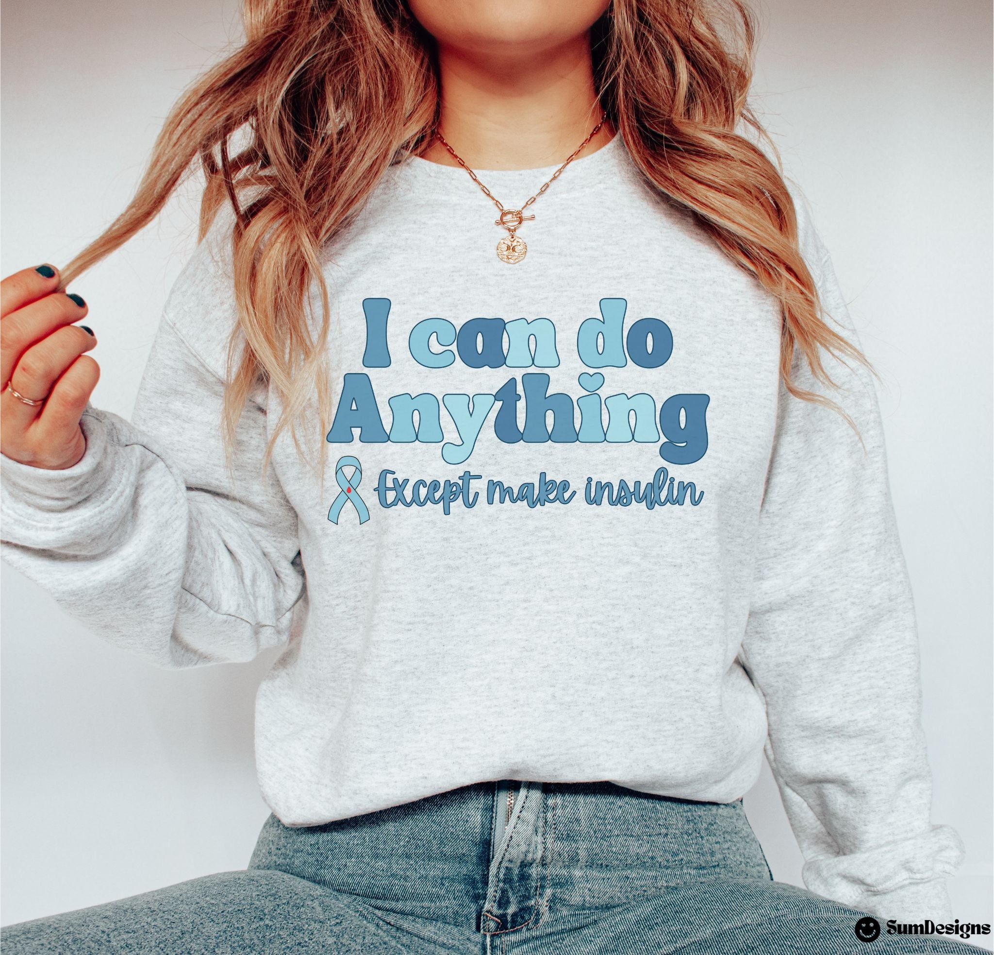 Diabetes Sweatshirt, Type 2 Diabetes Shirt, Diabetes Awareness Hoodie ...