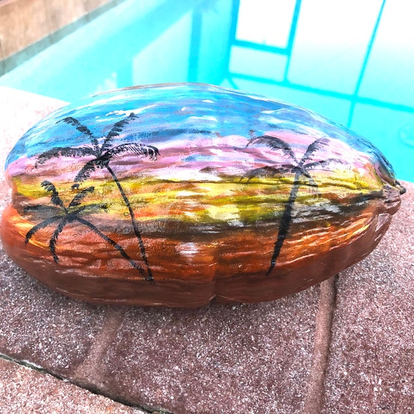 Painted Coconut - Etsy