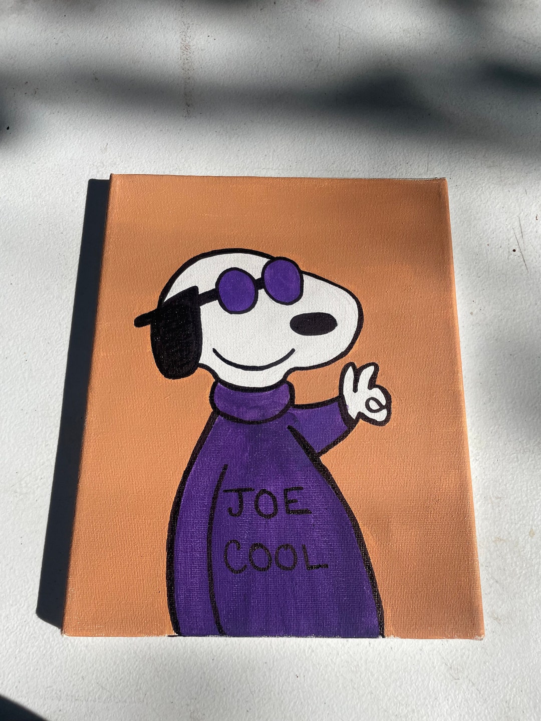 Joe Cool Snoopy Painting - Etsy