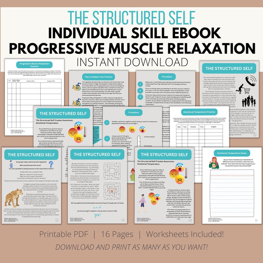 The Structured Self- Progressive Muscle Relaxation Digital Download - Etsy