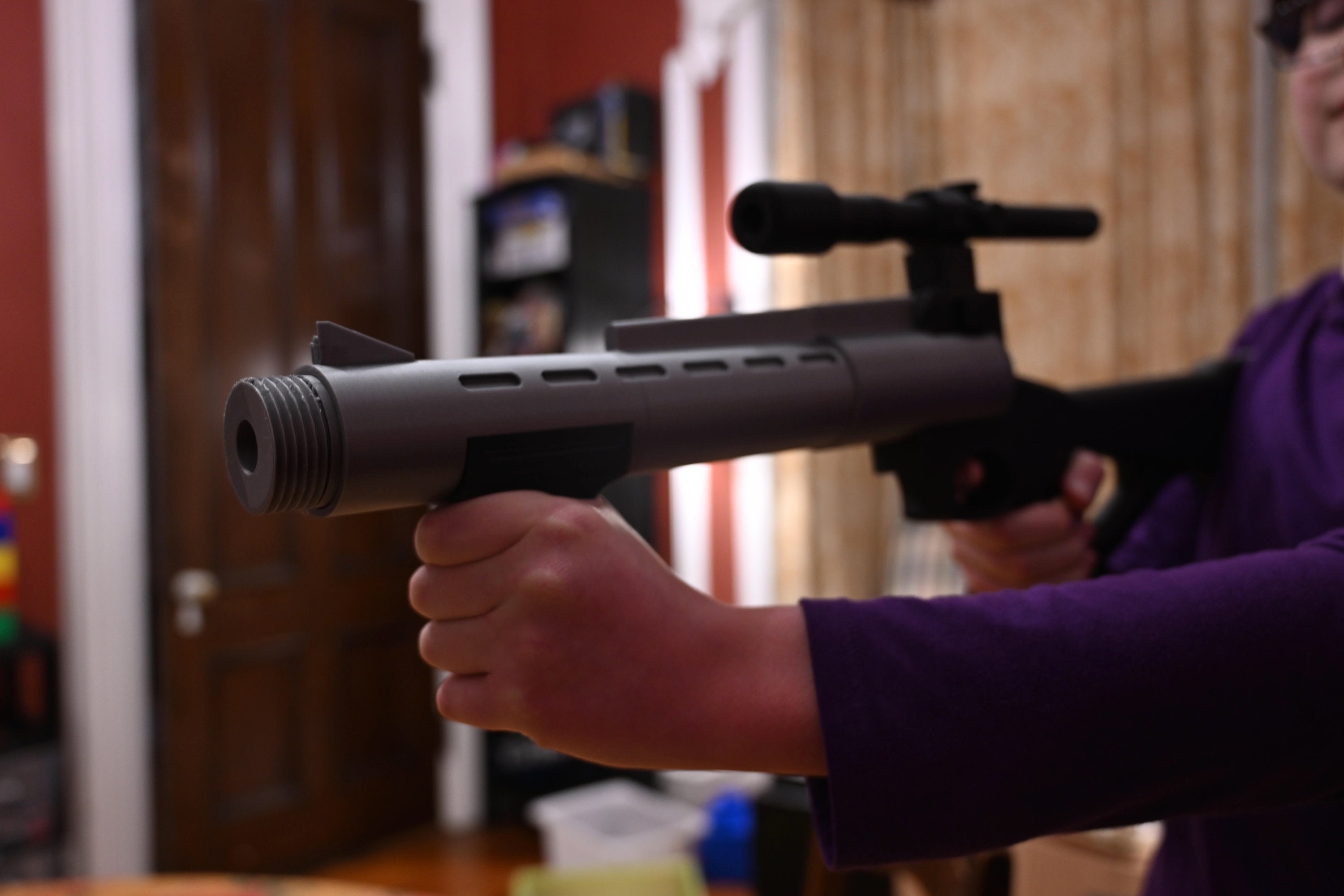 Mandalorian Death Watch Carbine Blaster Kit or Assembled Fan Model NON ...