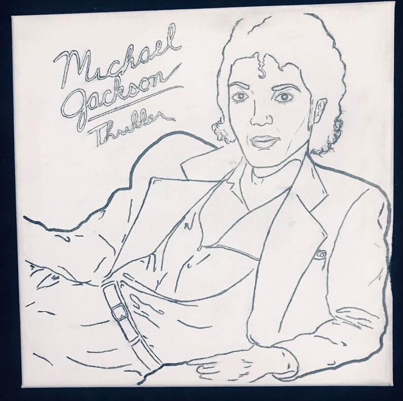 Classic Album Cover Outlines - Etsy