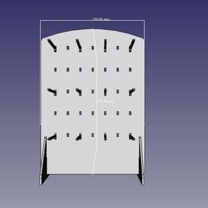 Laser Cut Display Stand, SVG and DFX for Laser Cutting Machine, 4mm 6mm ...