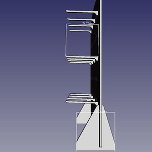Laser Cut Display Stand, SVG and DFX for Laser Cutting Machine, 4mm 6mm ...