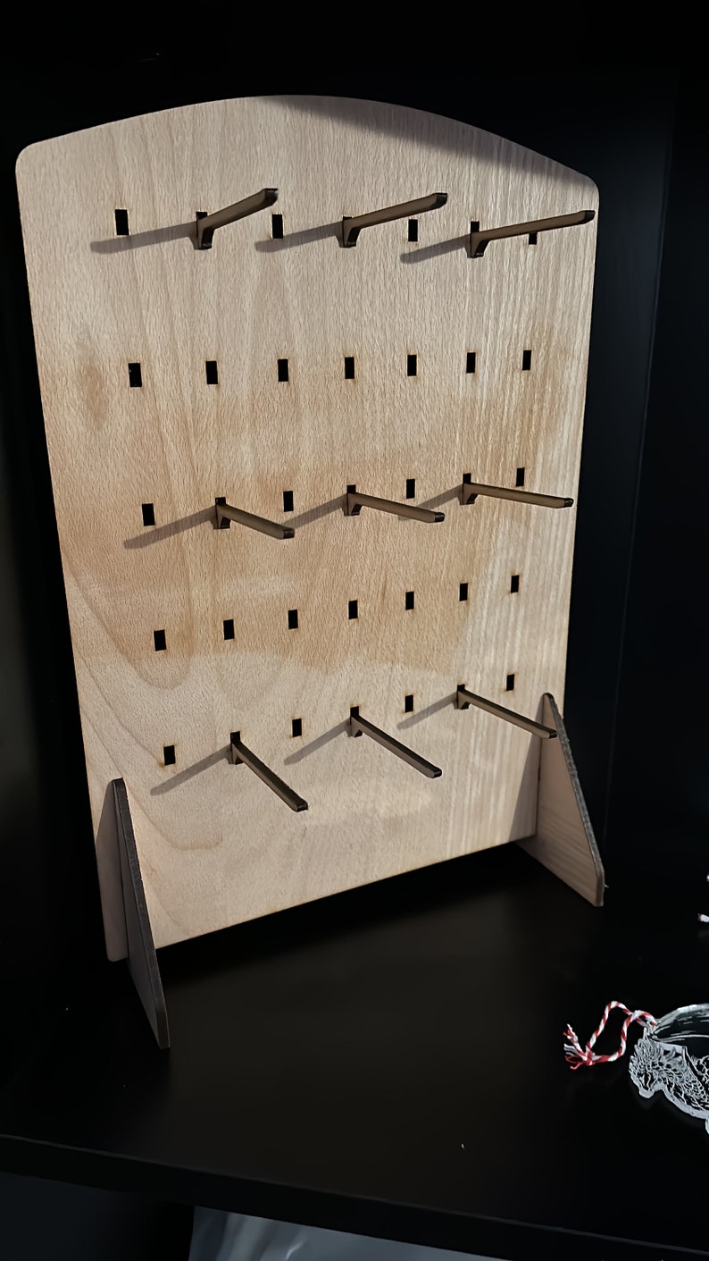 Laser Cut Display Stand, SVG and DFX for Laser Cutting Machine, 4mm 6mm ...