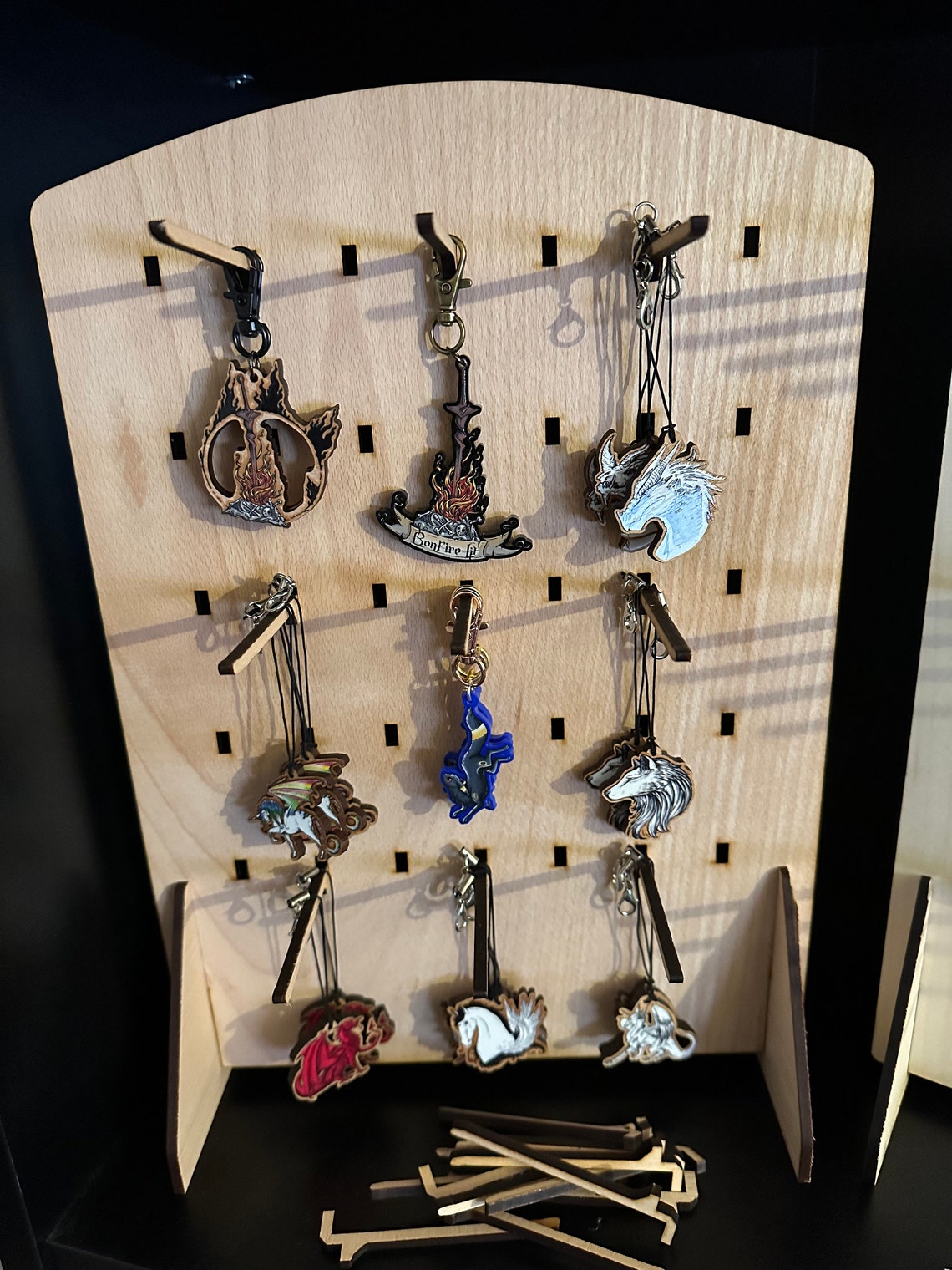 Laser Cut Display Stand, SVG and DFX for Laser Cutting Machine, 4mm 6mm ...