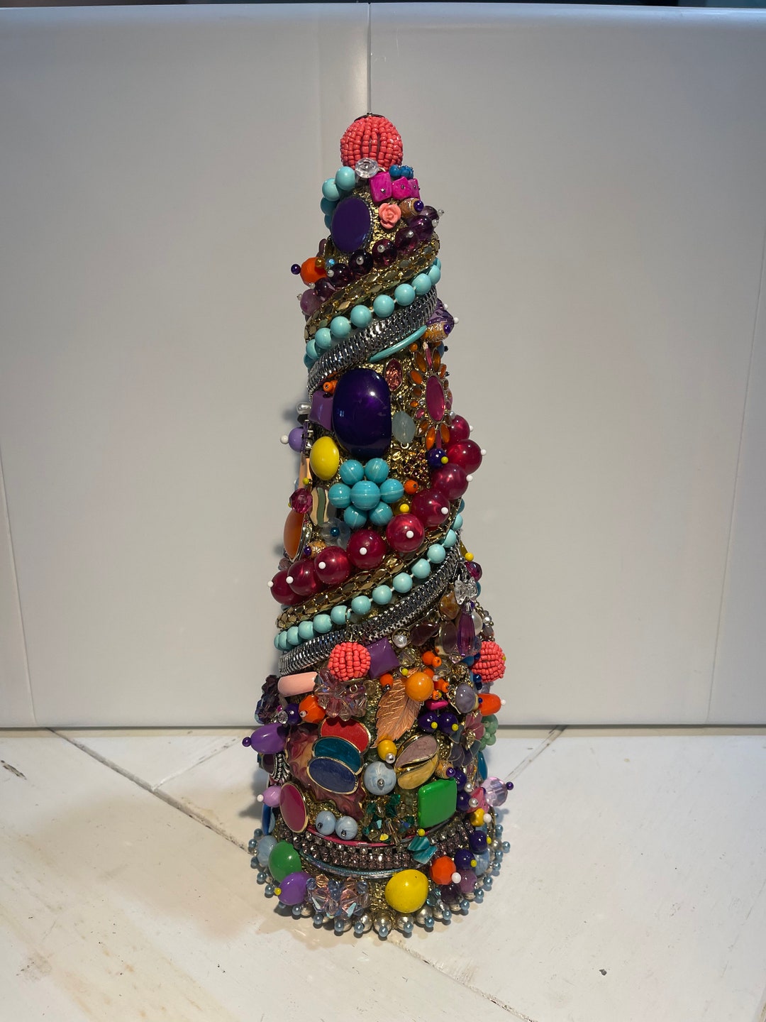 Vintage Costume Jewelry Tree - Etsy