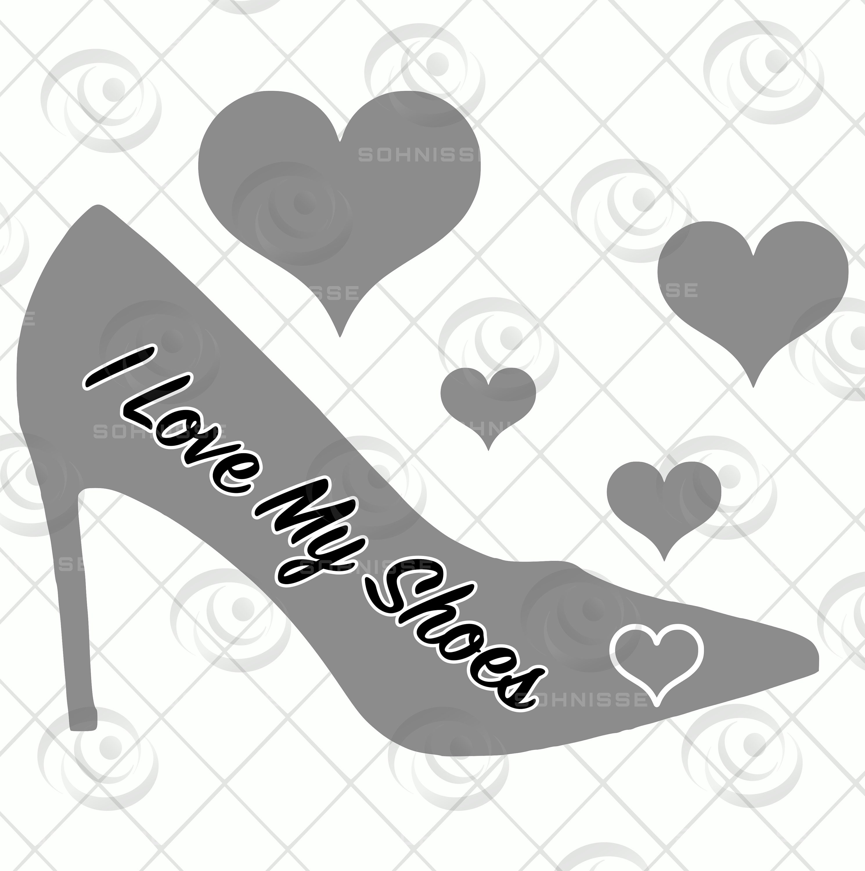 I Love My Shoes Image Digital Download, SVG, Cricut, Silhouette, PNG ...