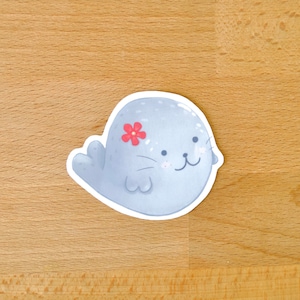 Seal Sticker Cute, Waterproof Sticker, Baby Animal Decal - Etsy