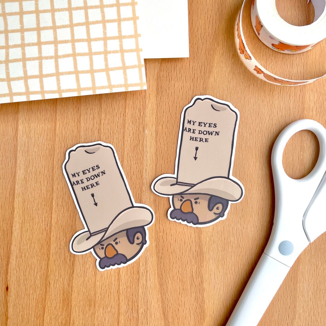 Cowboy Hat Sticker Funny, Western Decal, Funny Gifts for Dad, Laptop ...