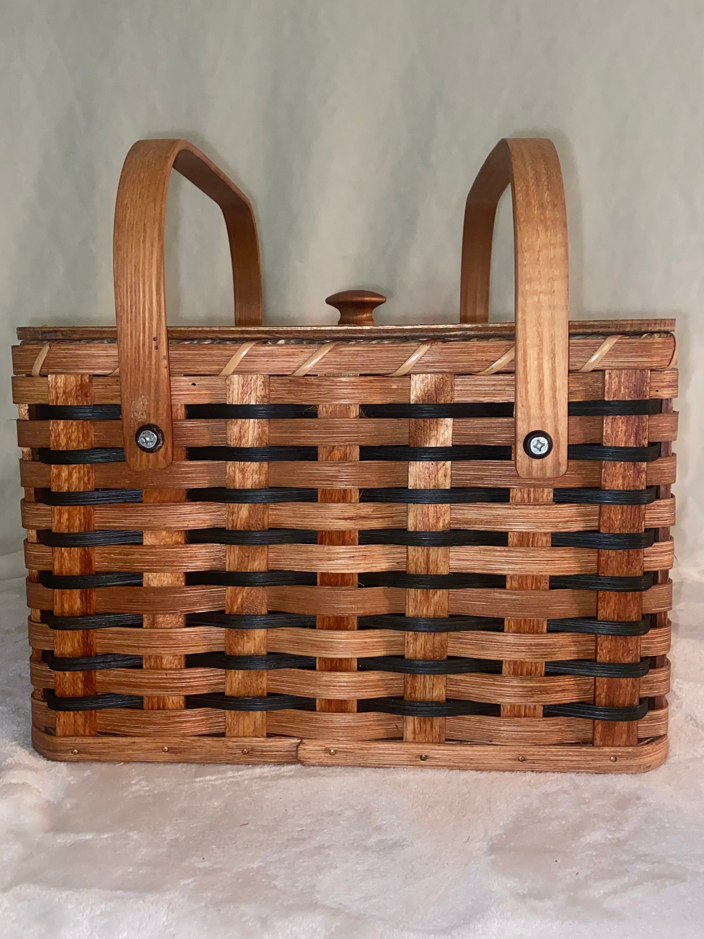 Amish Double Pie Carrier -handmade by Michigan Amish Store - Etsy