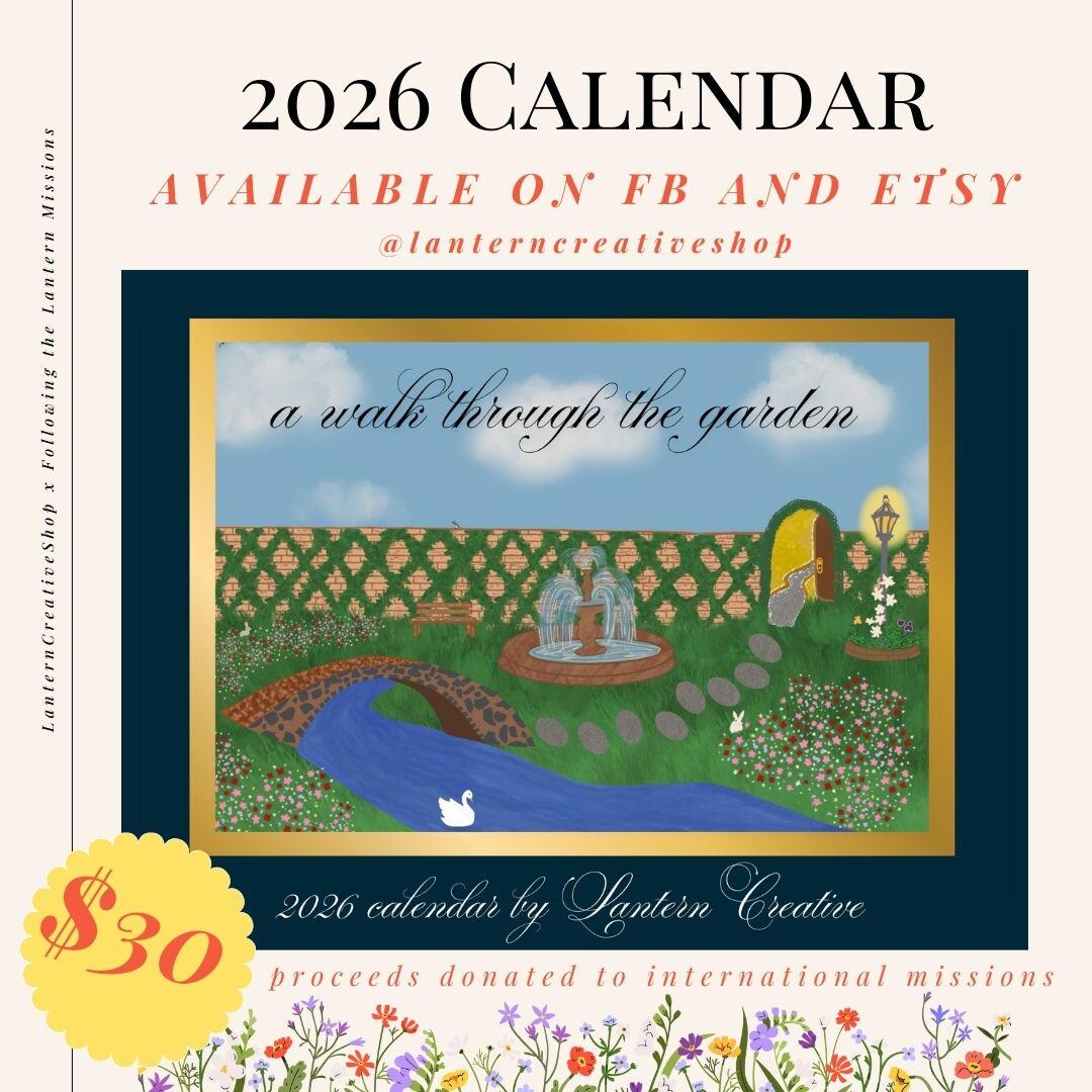 2026 Handmade Calendar | Garden Themed Calendar - Etsy