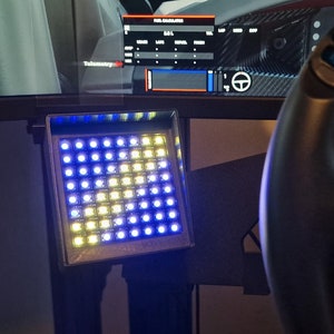 Iflag XL Sim Racing LED Flag Matrix for PC, Works With Simhub, Iracing ...