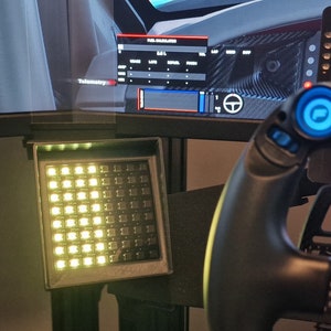 Iflag XL Sim Racing LED Flag Matrix for PC, Works With Simhub, Iracing ...