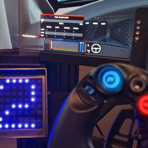 Iflag XL Sim Racing LED Flag Matrix for PC, Works With Simhub, Iracing ...