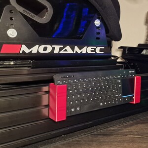 Sim Racing Keyboard Holder for 40 Series Profile T Slot Rig E.g. Simlab ...